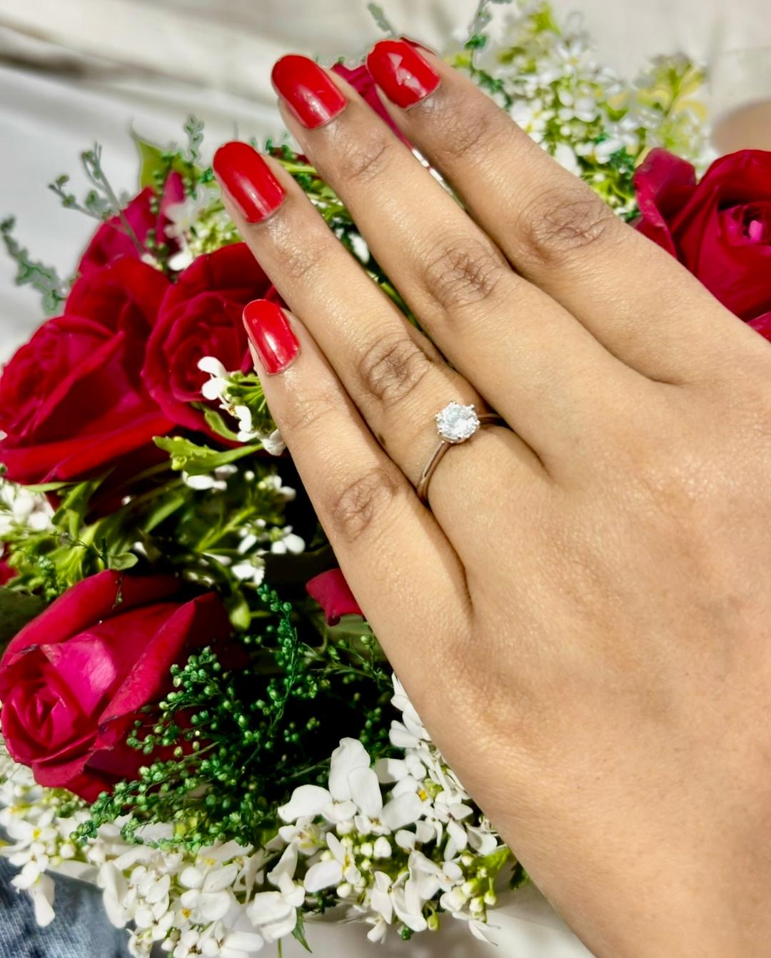 Floral Drop Silver Nose Pin | Floral Drop Silver Nose Pin · Eternz