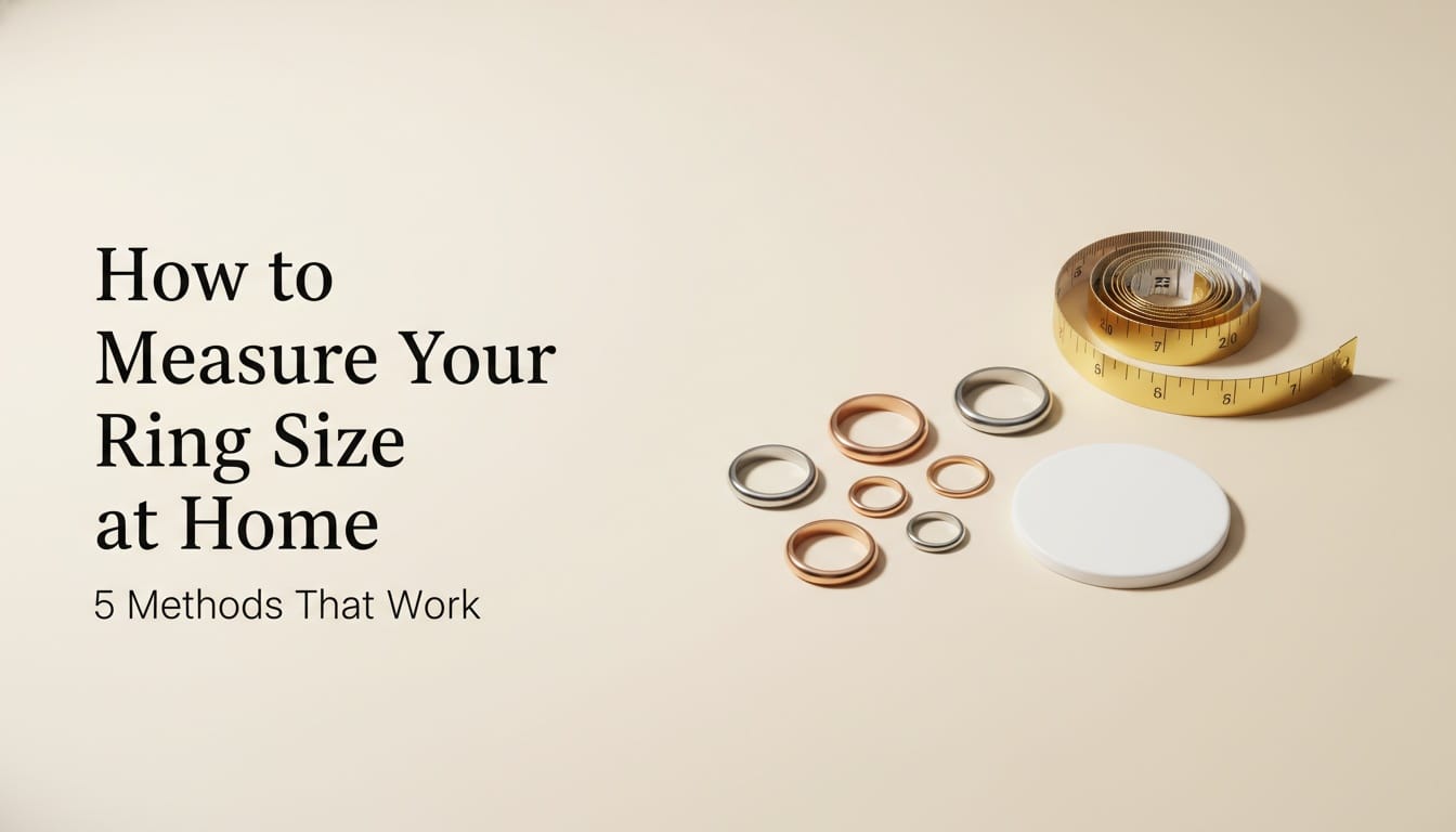 How to Measure Ring Size at Home:5 Simple & Accurate Ways
